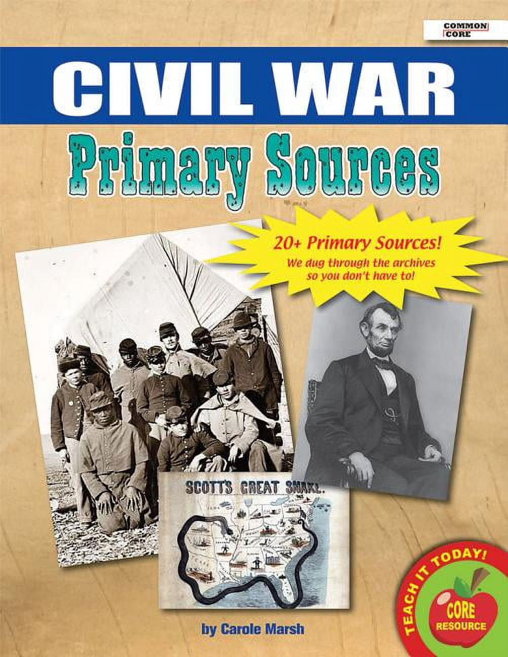 Primary Sources: Civil War Primary Sources Pack (Hardcover) - Walmart ...