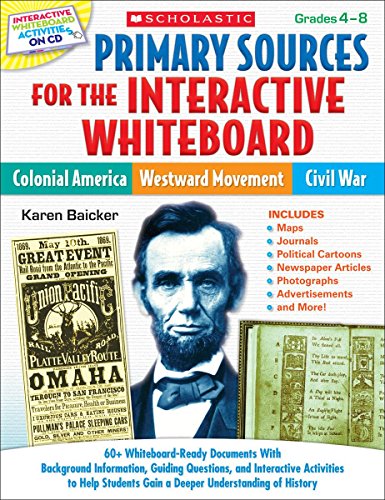 Pre-Owned Primary Sources for the Interactive Whiteboard: Colonial ...