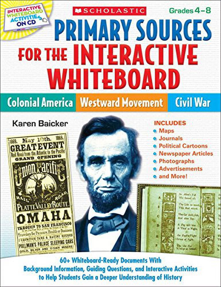 Pre-Owned Primary Sources for the Interactive Whiteboard: Colonial ...