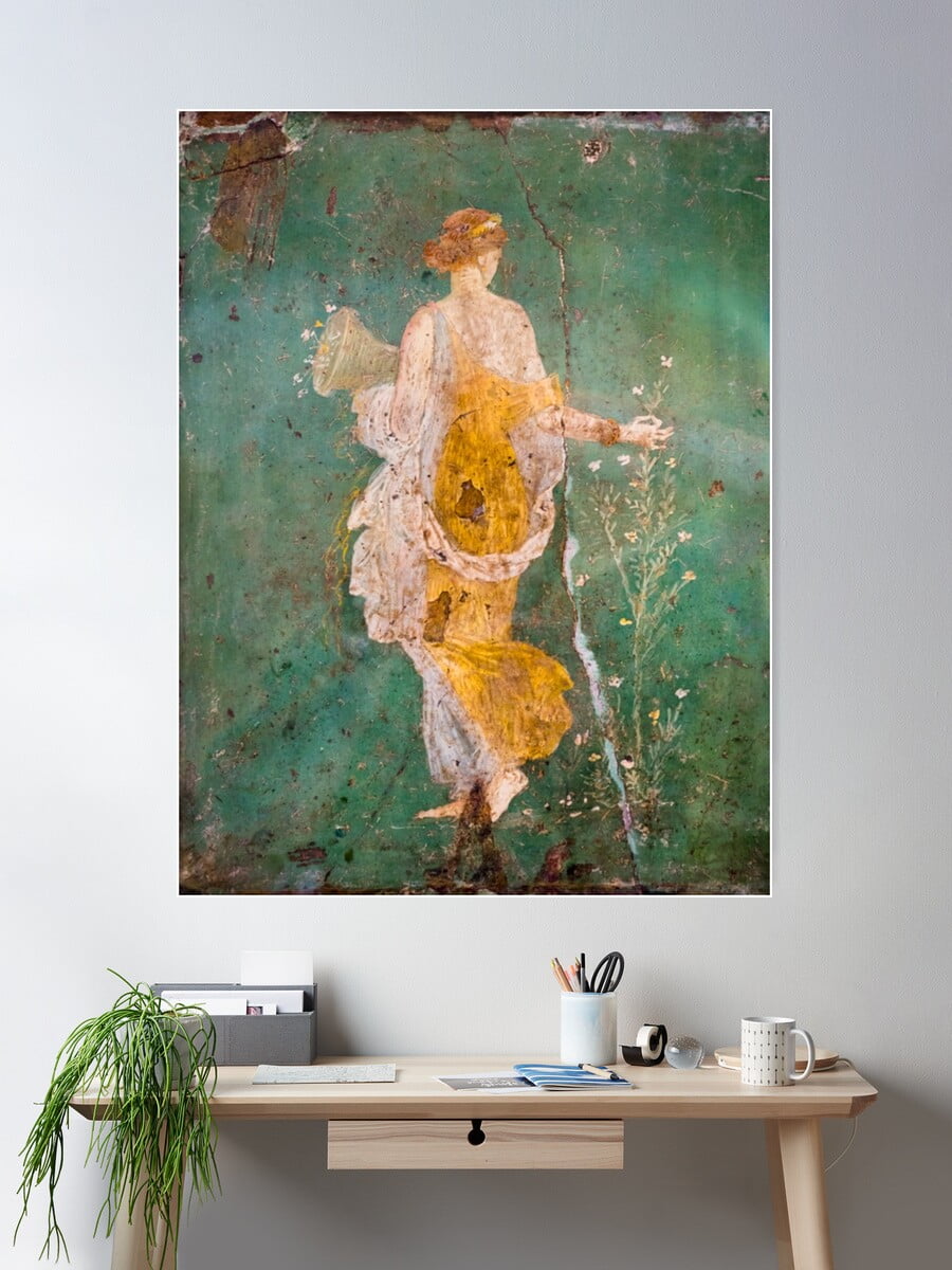 Primavera Fresco Poster Wall Art, Modern Wall Decor For Living Room ...