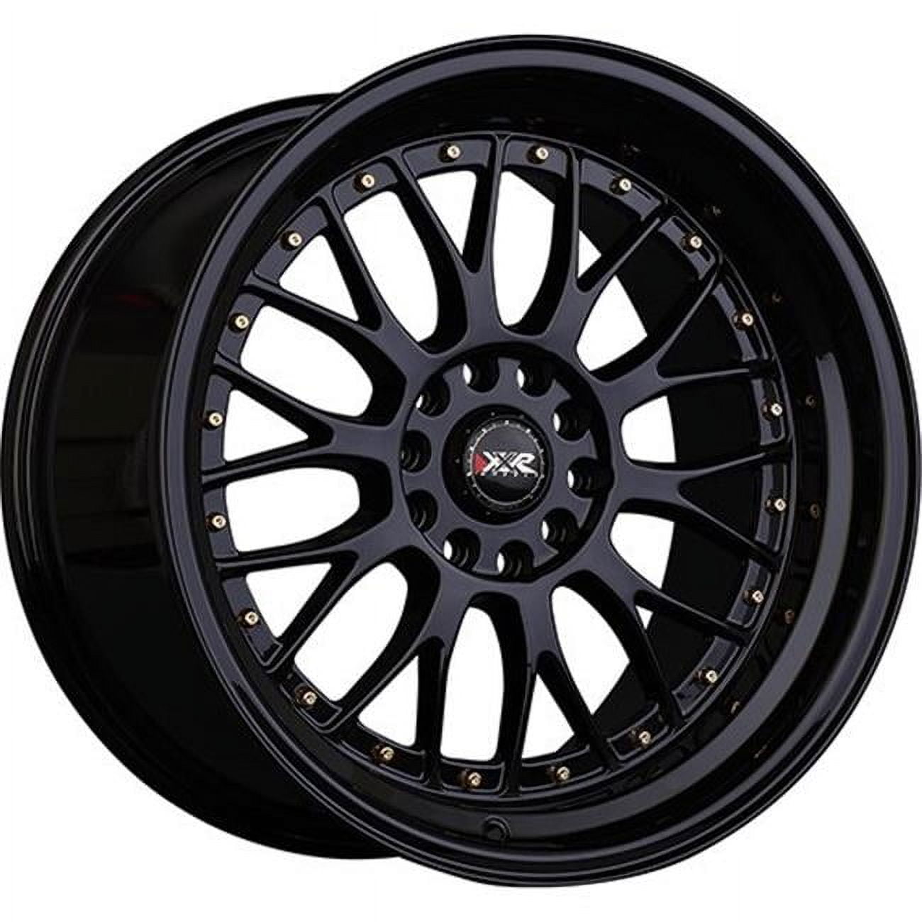 Primax 521801420 Black & Gold Rivets 18 Rims Wheels Staggered Fit ...