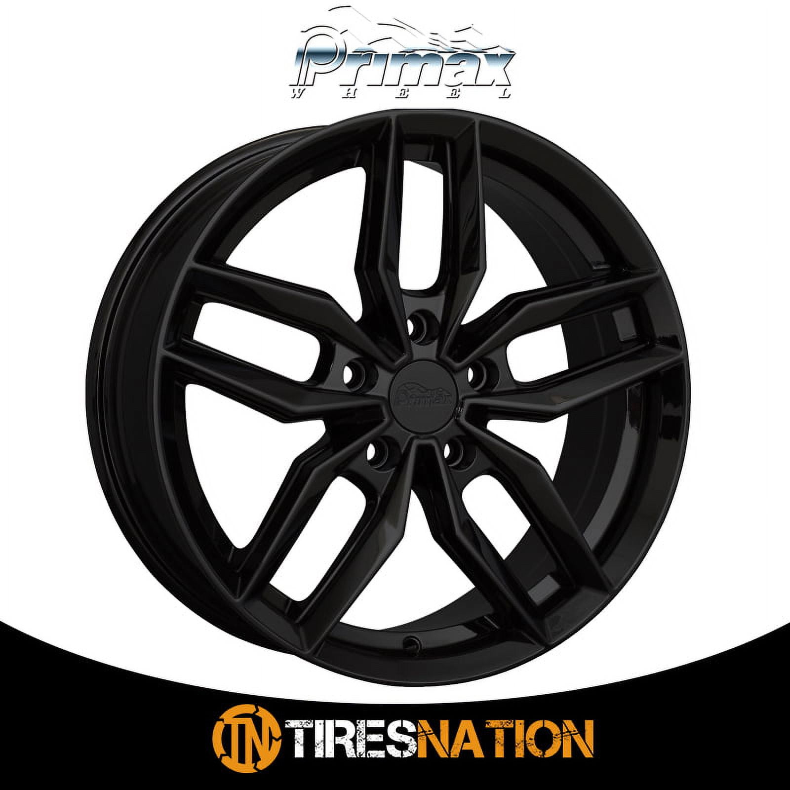 Primax 776 15x6.5 5x114.3 38et Black Wheel - Walmart.com