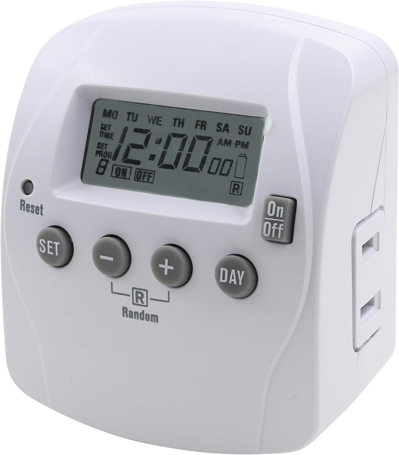 Prime 125V Indoor 7-Day Digital Timer TND002 - Walmart.com