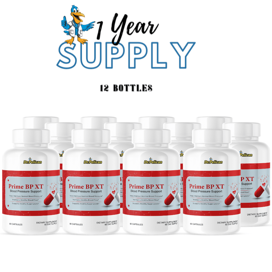 Prime BP XT- Blood Support - 12 Bottles- 720 Capsules - Walmart.com