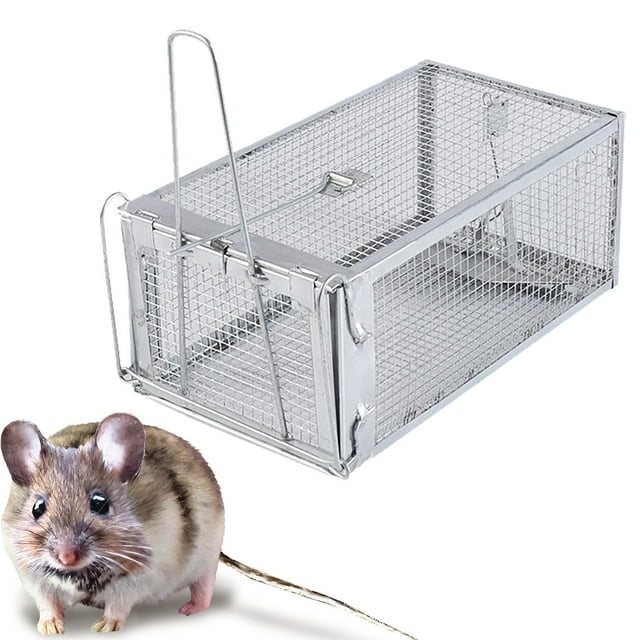 Prime Bifavgk 1X Mouse Trap Small Cage Mice Catch Trap For Indoor And ...