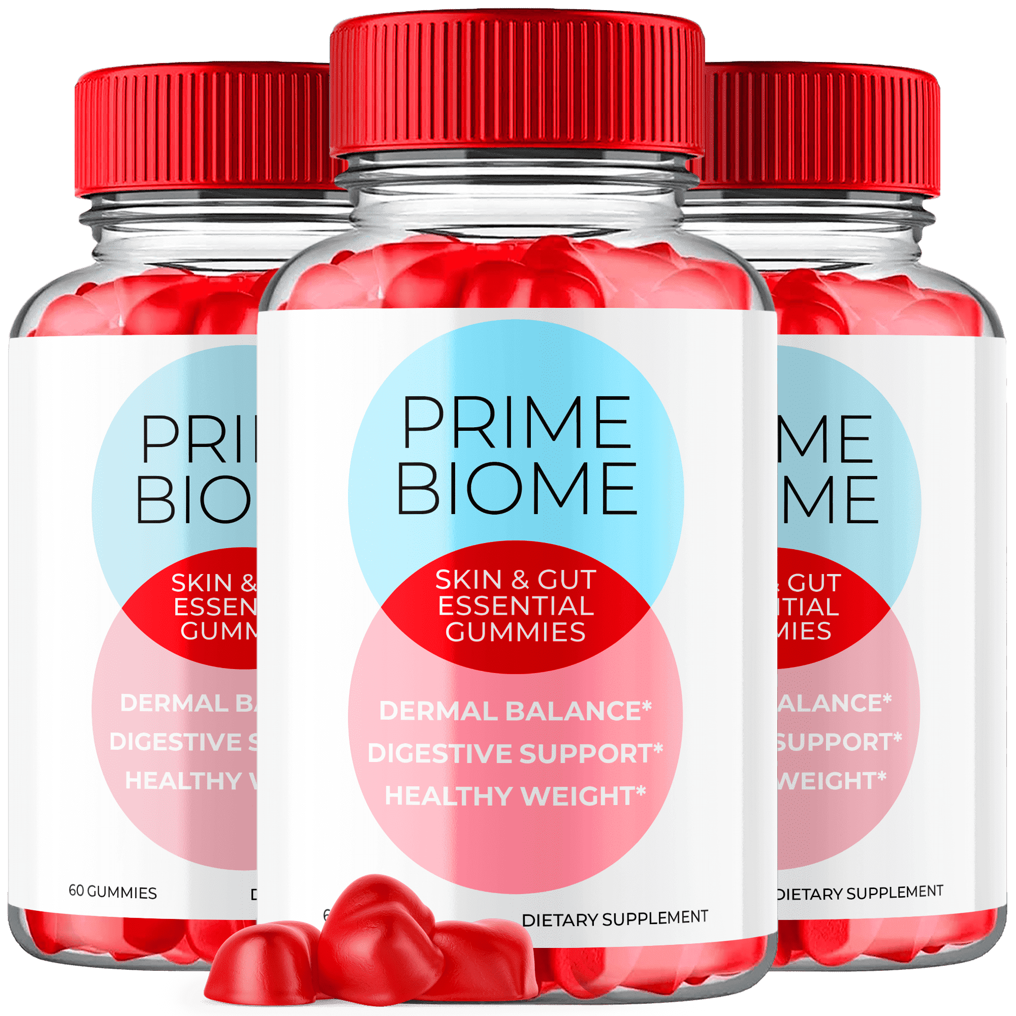 Prime Biome Skin & Gut Gummies Advanced Formula Gummy Supplement for ...