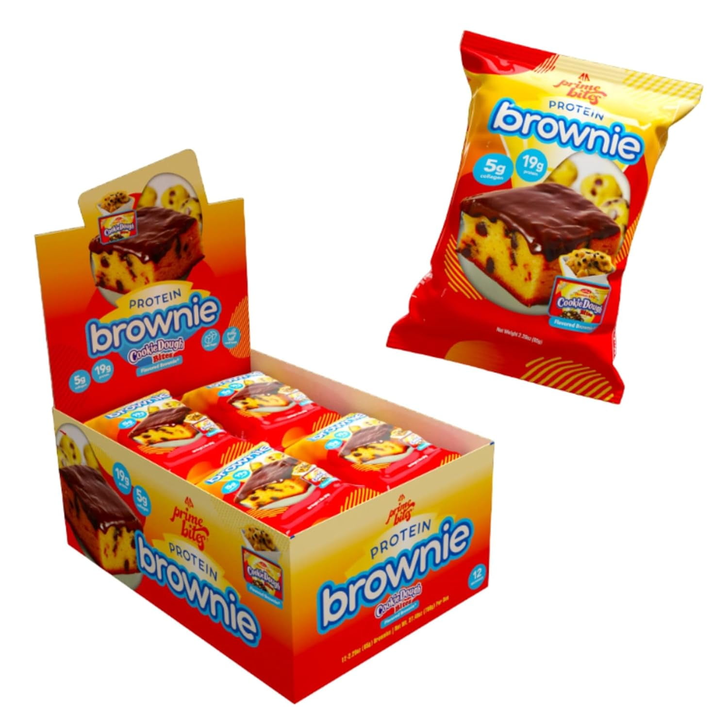 Prime Bites Protein Brownie from | High Protein, Collagen Fortified Low ...