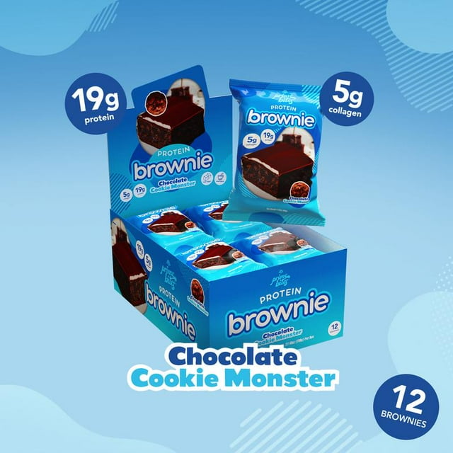 Prime Bites Protein Brownie with 19g Protein and 5g Collagen ...
