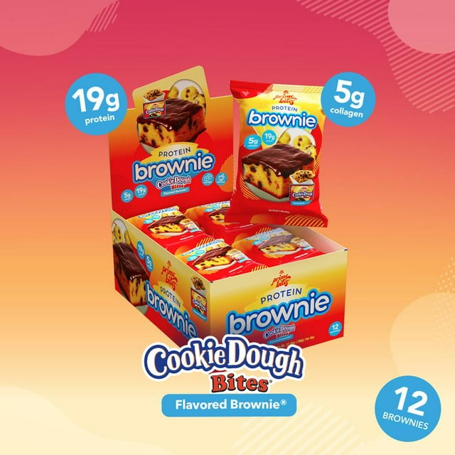 Prime Bites Protein Brownie with 19g Protein and 5g Collagen - Cookie ...