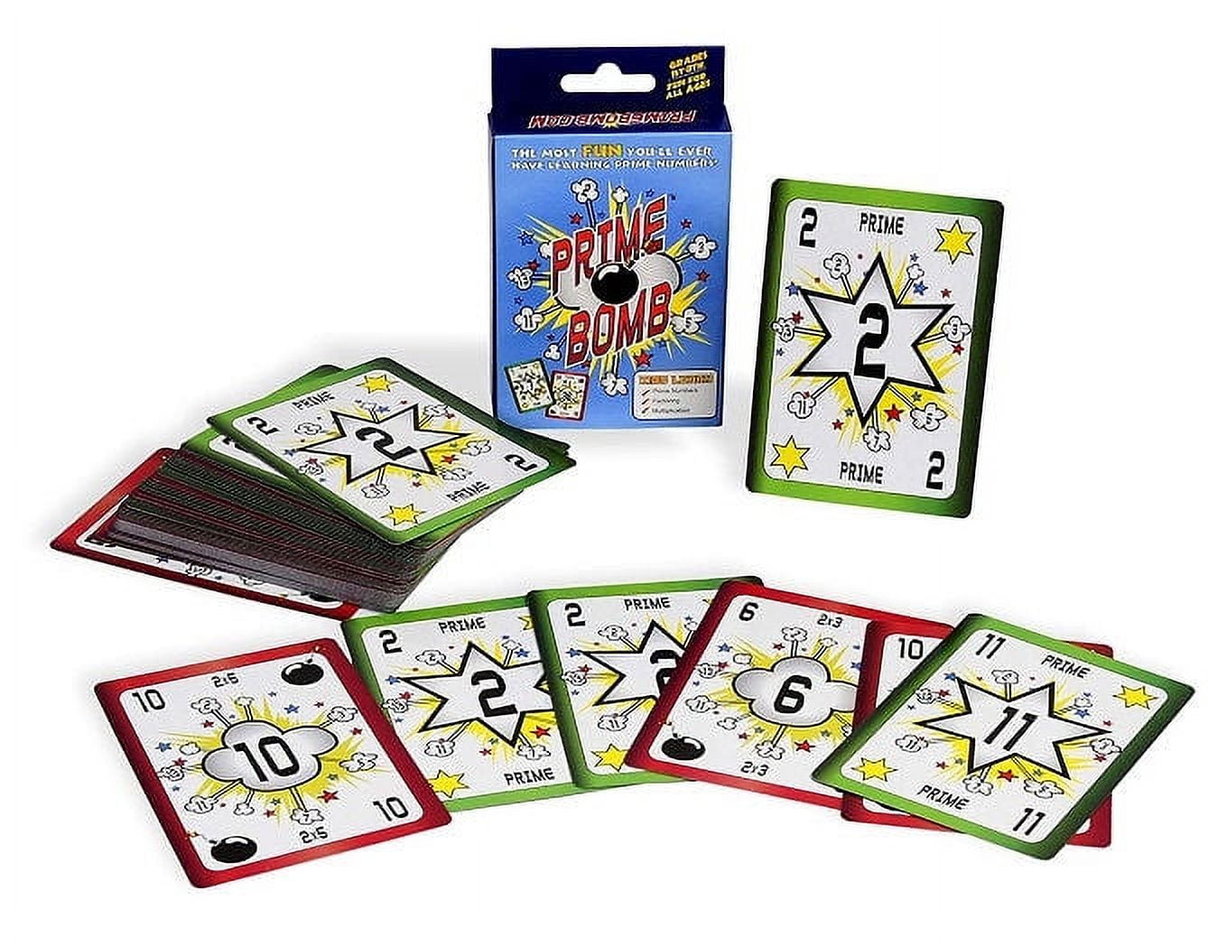 Prime Bomb Card Game - Basic Prime Number Rules Game - Walmart.com