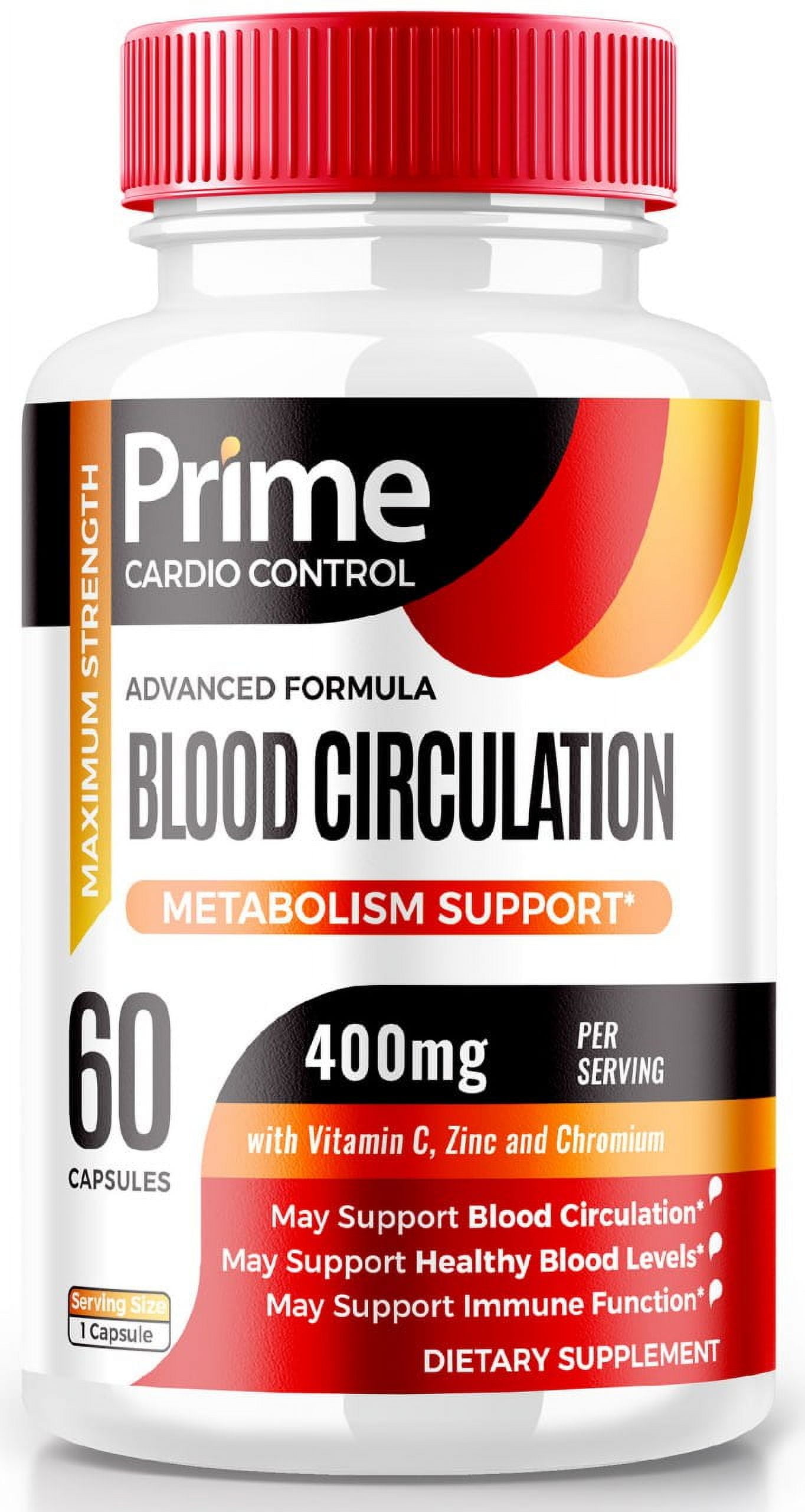 Prime Cardio Control Pills, Official Blood Flow and Circulation Support ...