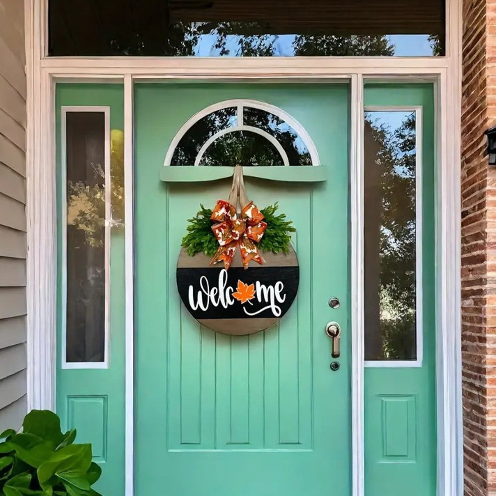 Prime Day 2024 Themed 3D Pumpkin Leaf Door Sign Wall Décor Rustic ...