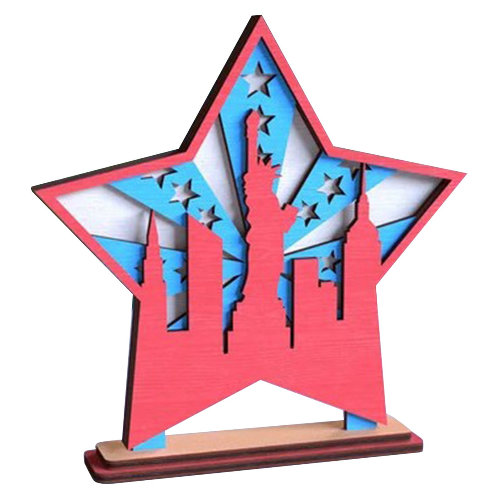 Prime Day Deals 4th of July Wooden Star Signs Decorations, Memorial Day ...