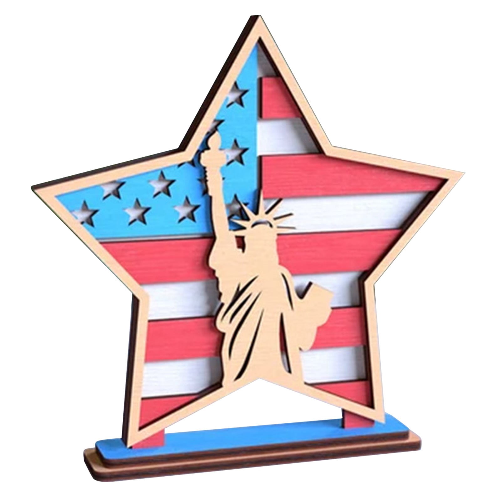 Prime Day Deals 4th of July Wooden Star Signs Decorations, Memorial Day ...