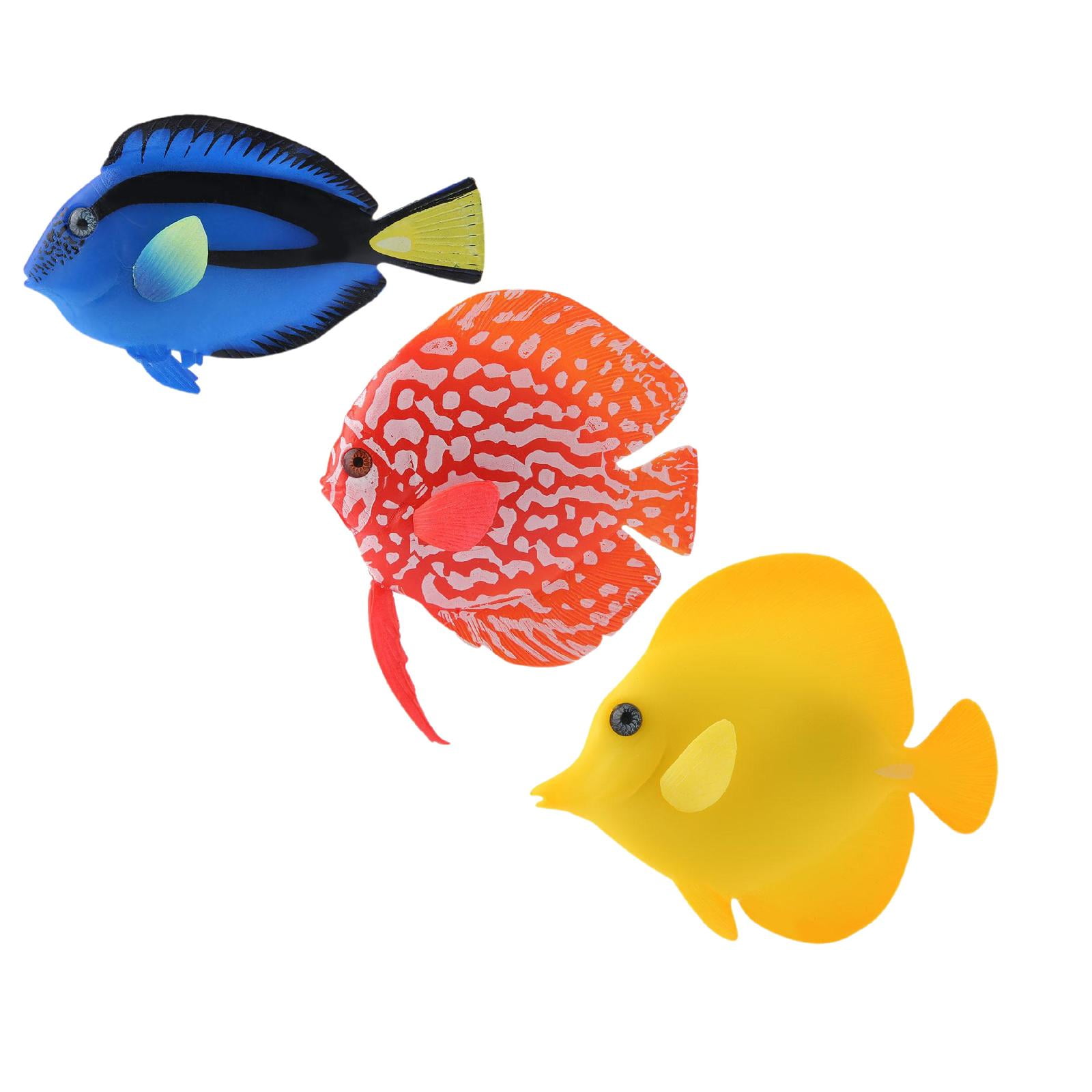 Prime Day Deals! Lssam Luminous Moving Fake Swimming Fish for Aquarium - Automatic Floating ...