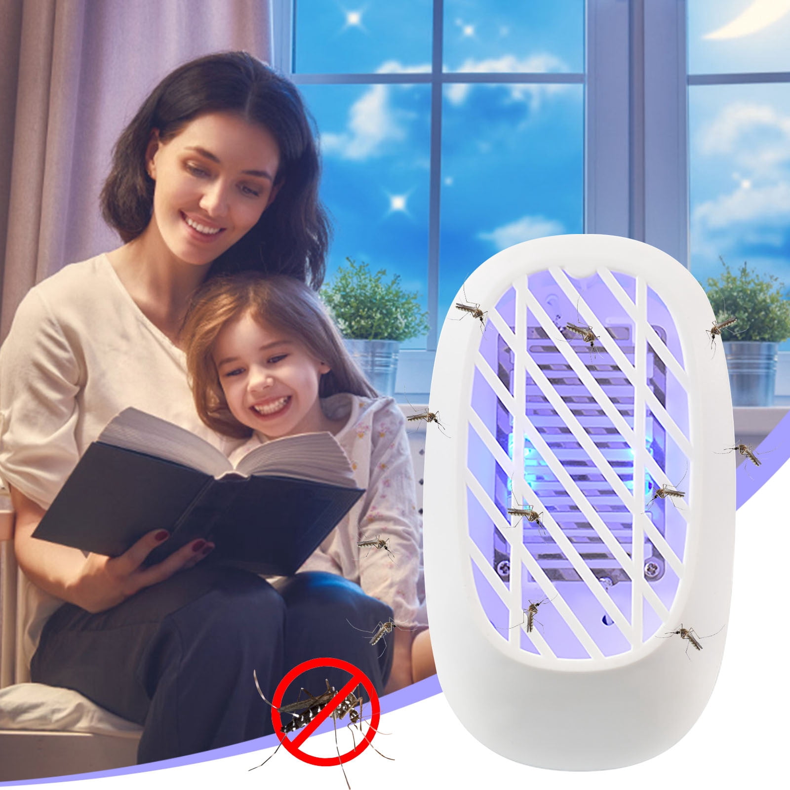 Prime Day Deals Today 2024 YFKFYTG Fly Trap Indoor,Electric Shock Mosquito Lamp - Blue Light ...