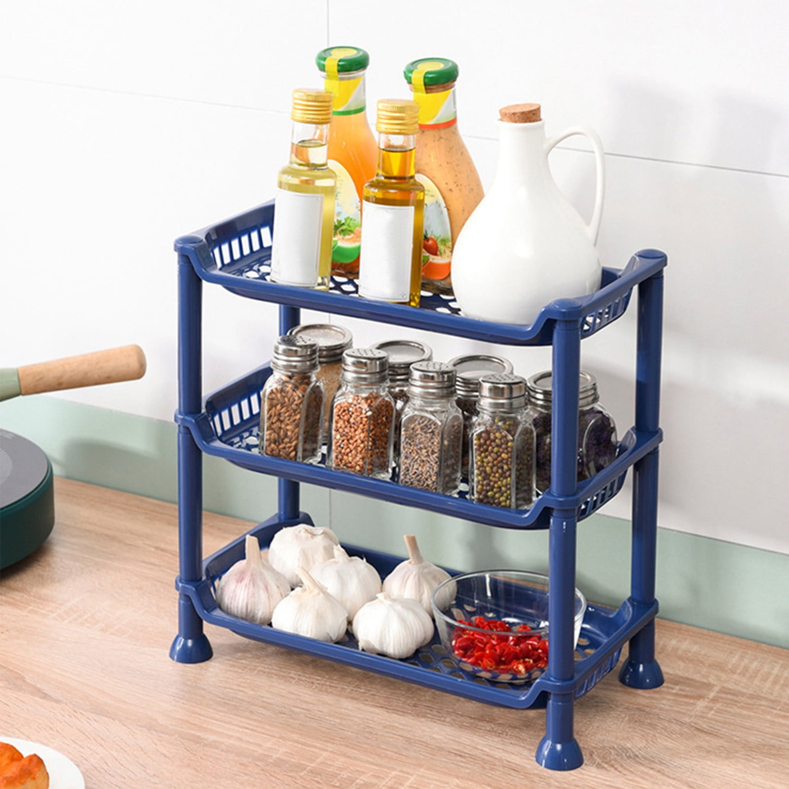 Prime Day Deals tupukom 3-Tier Storage Racks and Shelving Storage ...