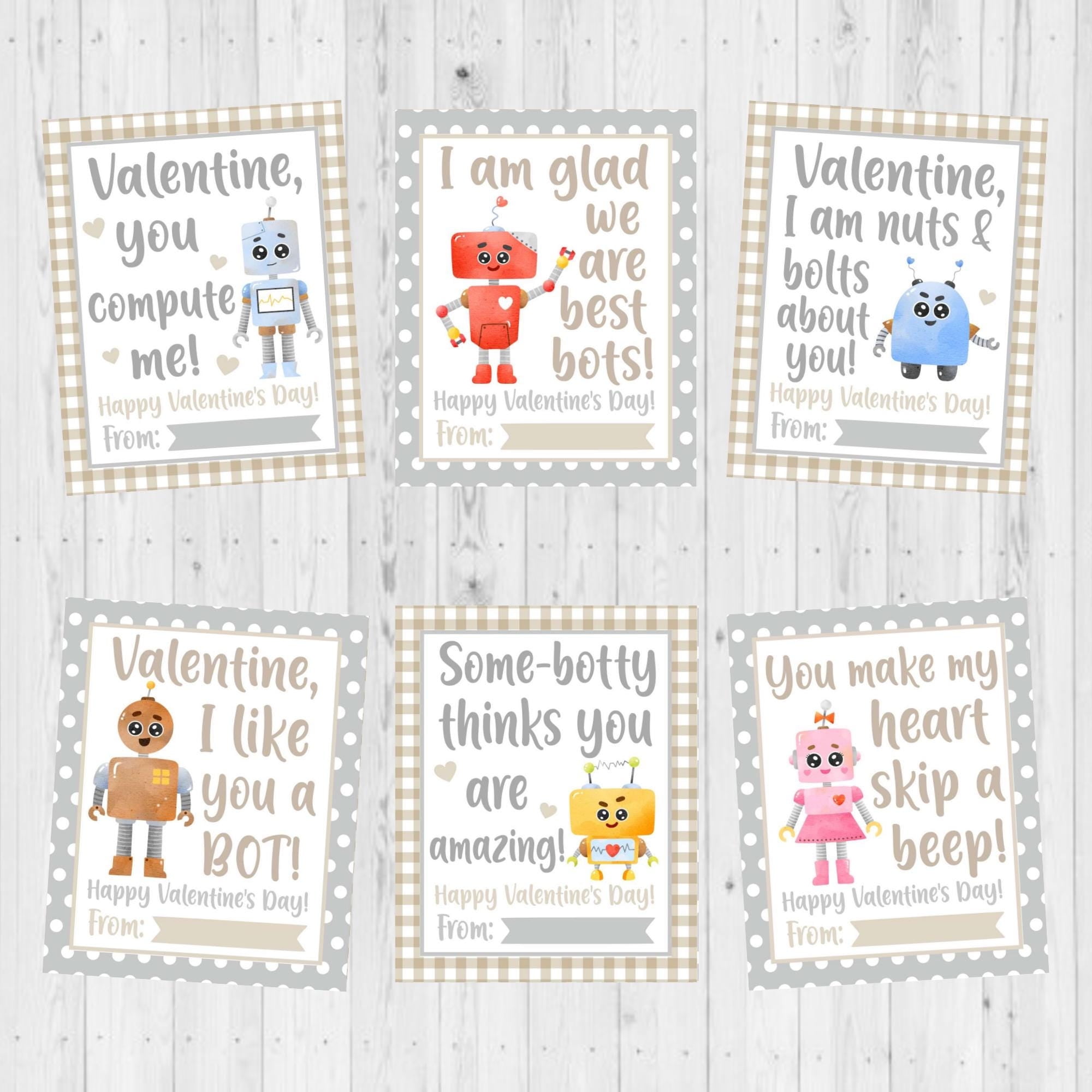 Prime Delica Printable Version - Robot Valentine Card Printable ...
