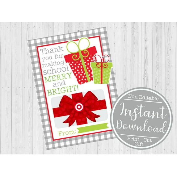 Prime Delica Printable Version - Thank You Gift Card Printable - Gift ...