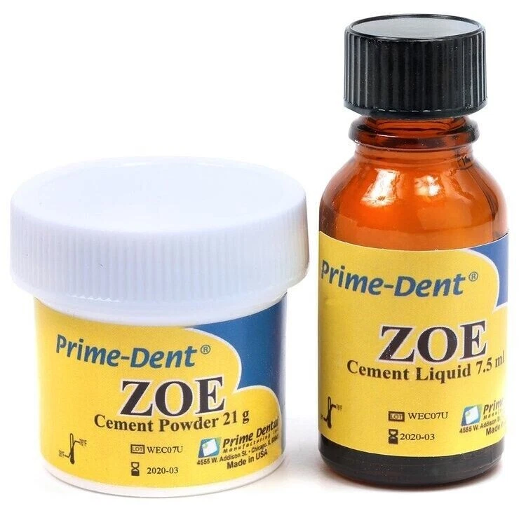 Prime-Dent Zinc Oxide Eugenol Cement Kit #010-080 – USA Made - Walmart ...