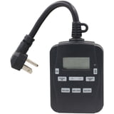 Prime, Digital Outdoor Timer, EZ-Set 2-Outlet 24-Hour, Programmable ...