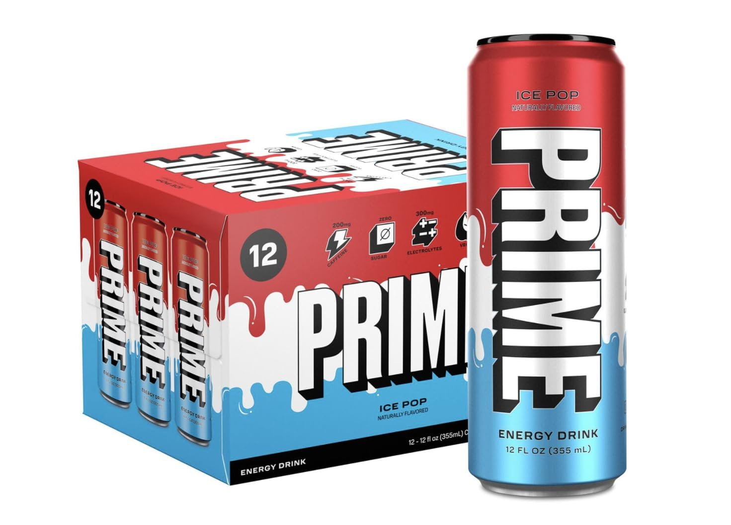 Prime Energy Drink with 200 mg. of Caffeine and 300 mg. of Electrolytes ...