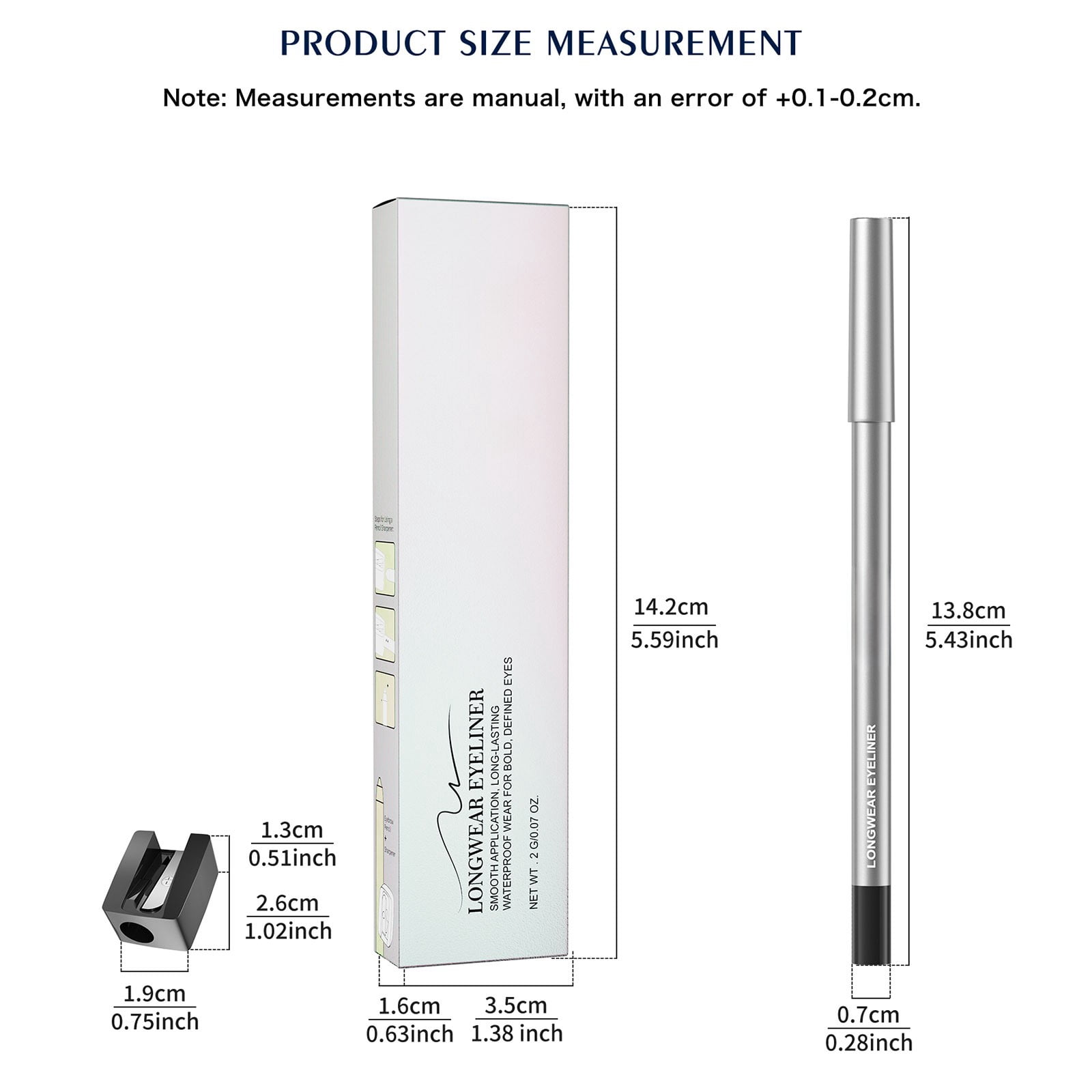 Prime Eyes Glide Eyeliner For Older Women, Long-Lasting Smudge-Proof ...