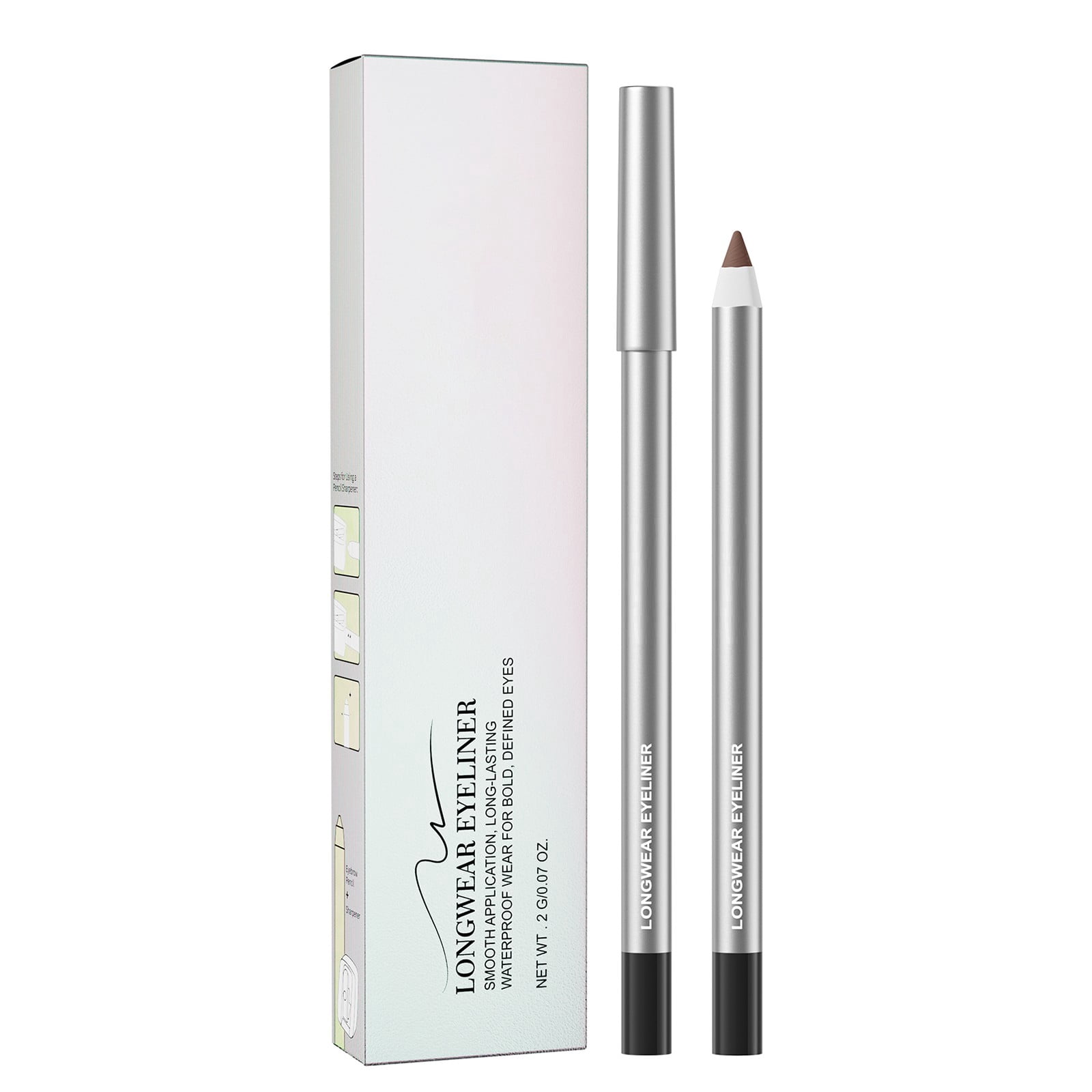 Prime Eyes Glide Eyeliner For Older Women, Long-Lasting Smudge-Proof ...