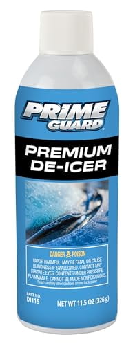 Prime Guard Premium De-Icer Spray - Fast-Acting, Ice Melter for ...