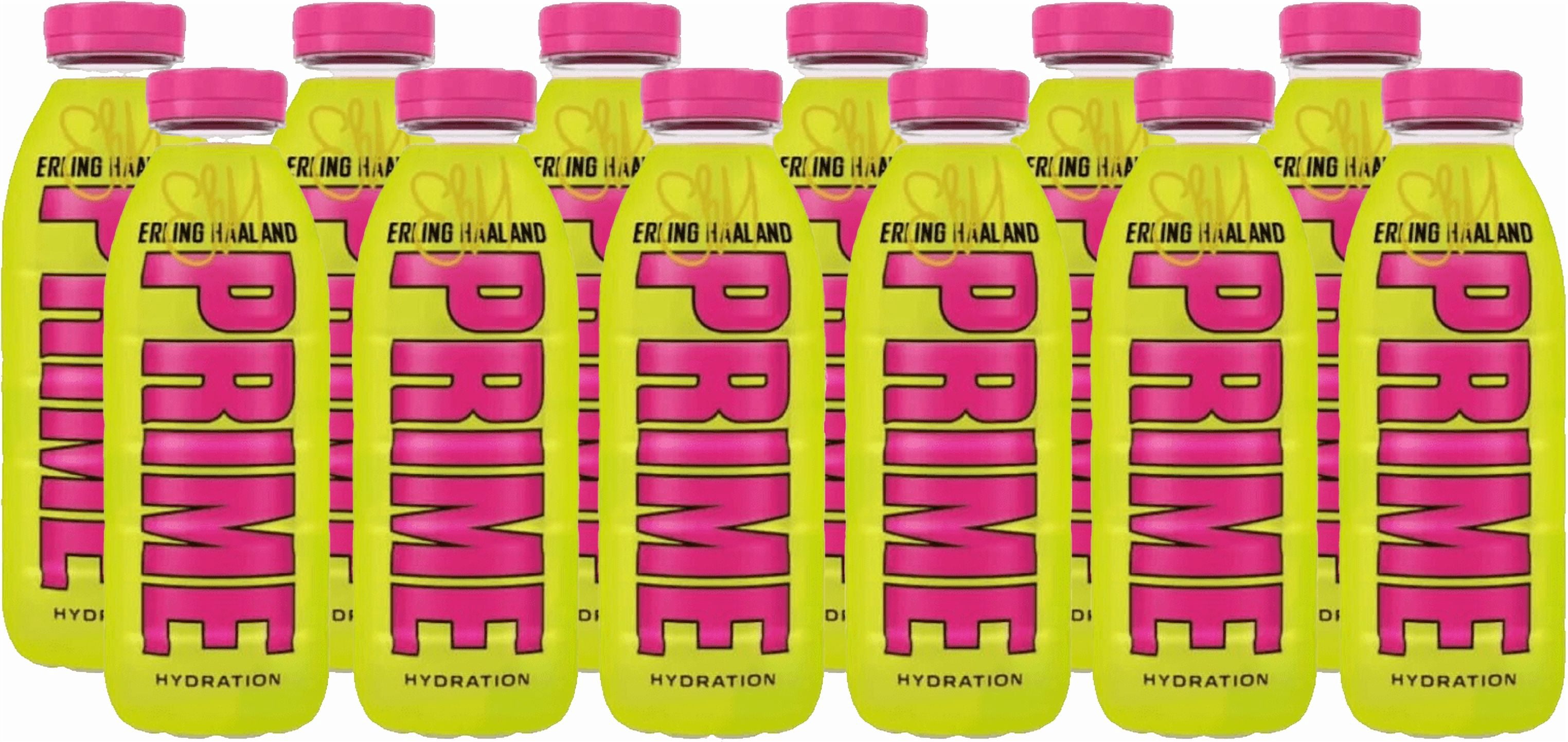 Prime Hydration Drink, Erling Haaland Strawberry Lemonade SPECIAL ...