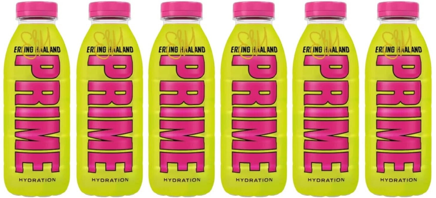 Prime Hydration Drink, Erling Haaland Strawberry Lemonade SPECIAL ...