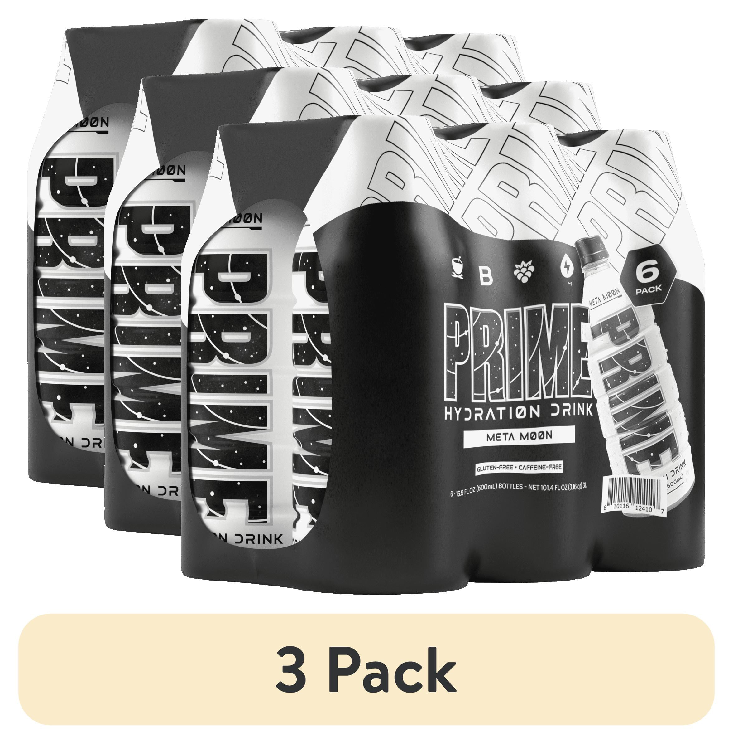 (3 pack) Prime Hydration Drink, Meta Moon, 16.9 fl oz 6-Pack Bottles ...