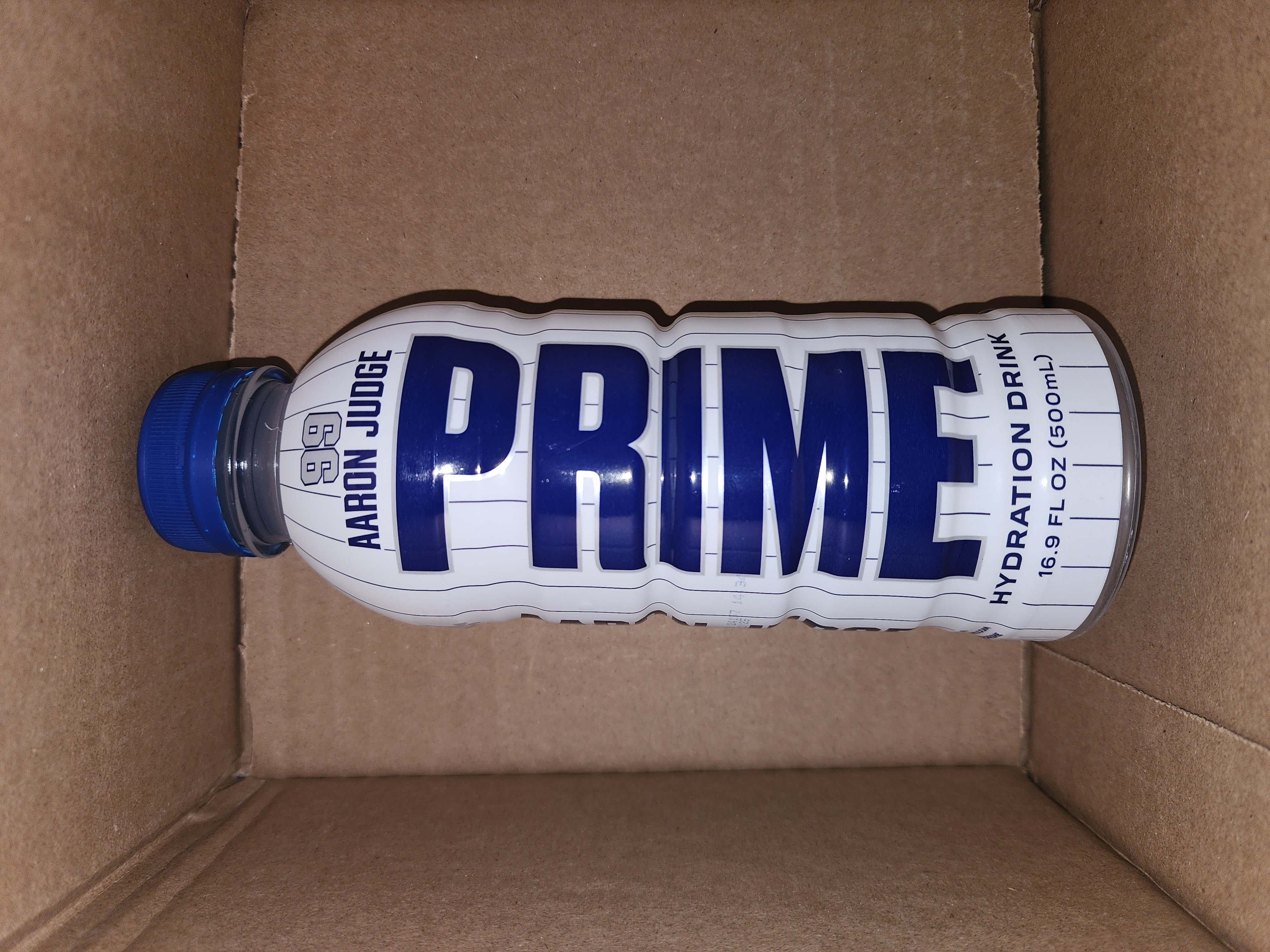 Prime Hydration Drink, Special Edition Aaron Judge Bottle, 16.9oz, Rare ...