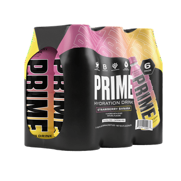 Prime Hydration Healthy Essentials Drink, Strawberry Banana Flavor ...