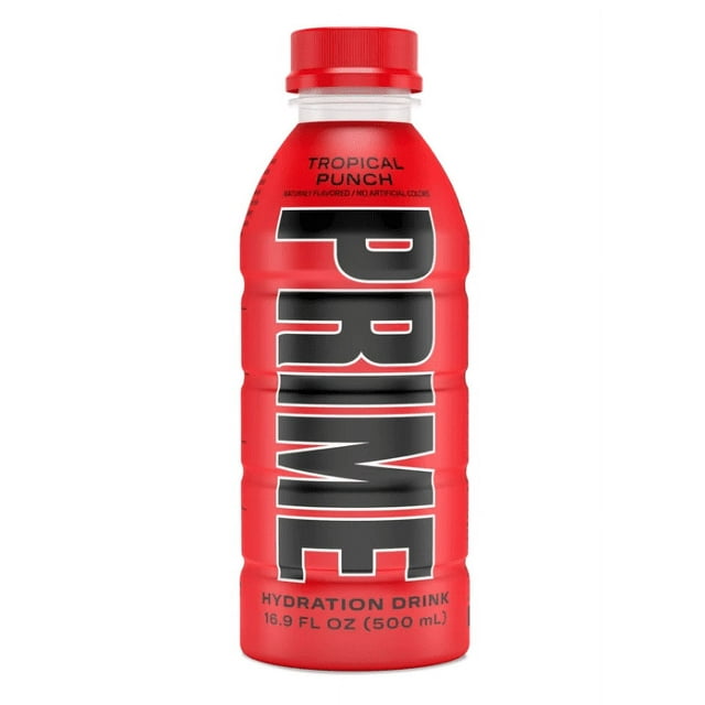 Prime Hydration Tropical Punch Drink, Single 16.9 fl oz Bottle ...