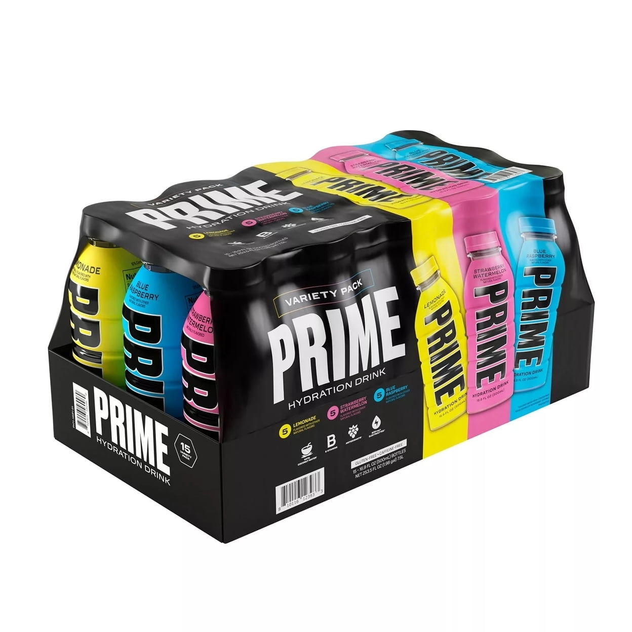 Prime Hydration Low Sugar Healthy Drink, Watermelon Strawberry ...