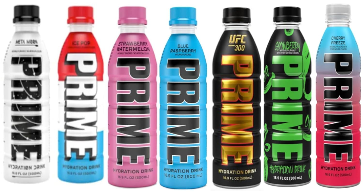 Prime Hydration Sports Drink Variety Pack - Energy Drink, Electrolyte ...