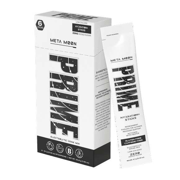 Prime Hydration Stick Pack, Meta Moon, 9.71g, 6 Count