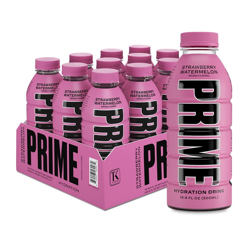 Prime Hydration BCAA Blend Electrolyte Drink - Strawberry Watermelon ...
