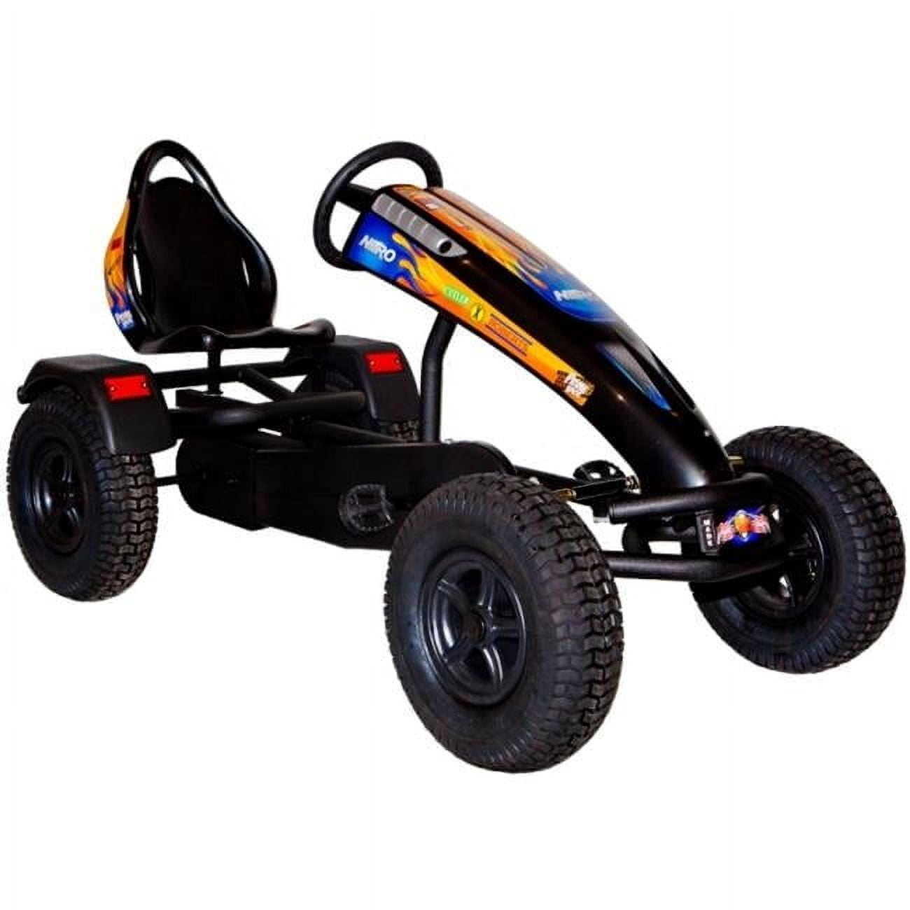 Prime Karts Baja Pedal Kart, Black-Black Wheels - Walmart.com