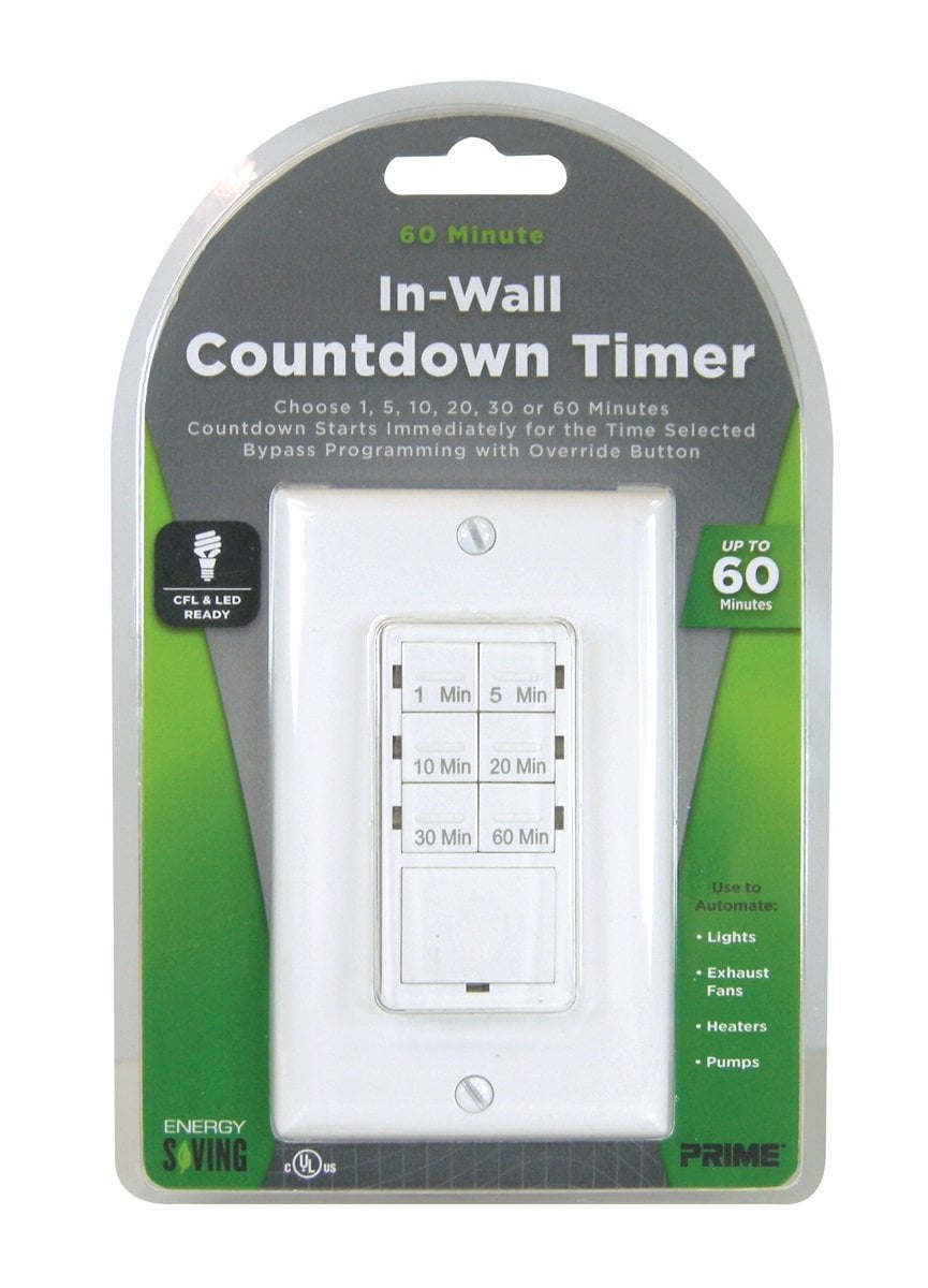 Prime Wire & Cable Programmable Electric Appliance In-Wall 60 Minute ...