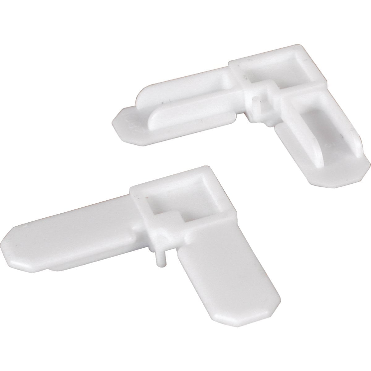 3/4 in. x 7/16 in. Screen Frame Corners, Plastic, White (4-Pack ...