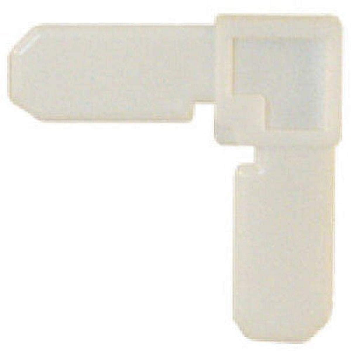 3/4 in. x 7/16 in. Screen Frame Corners, Plastic, White (4-Pack ...