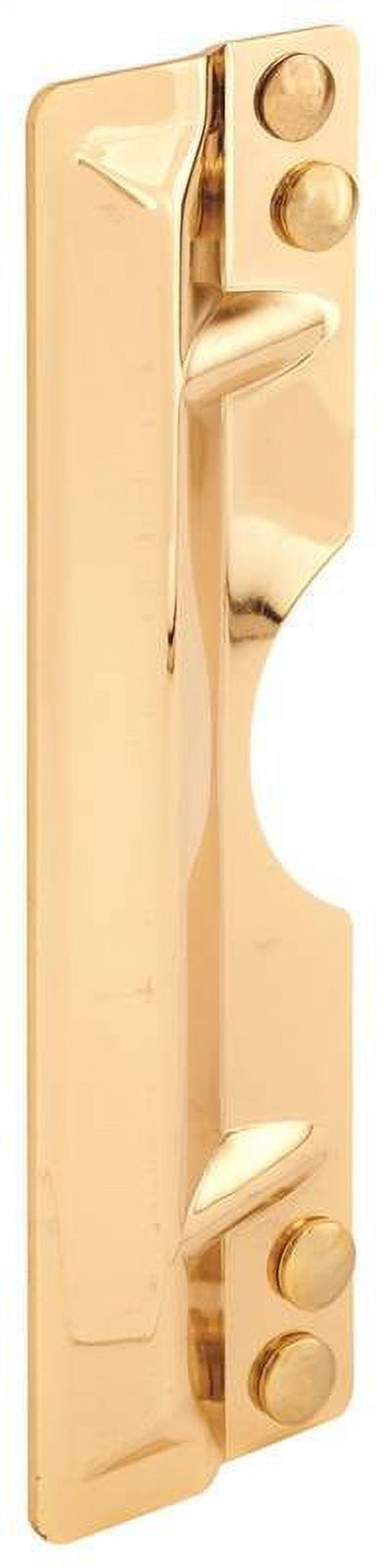 Defender Security U 10027 Latch Guard, 11 in L, 3 in W, Steel, Brass ...