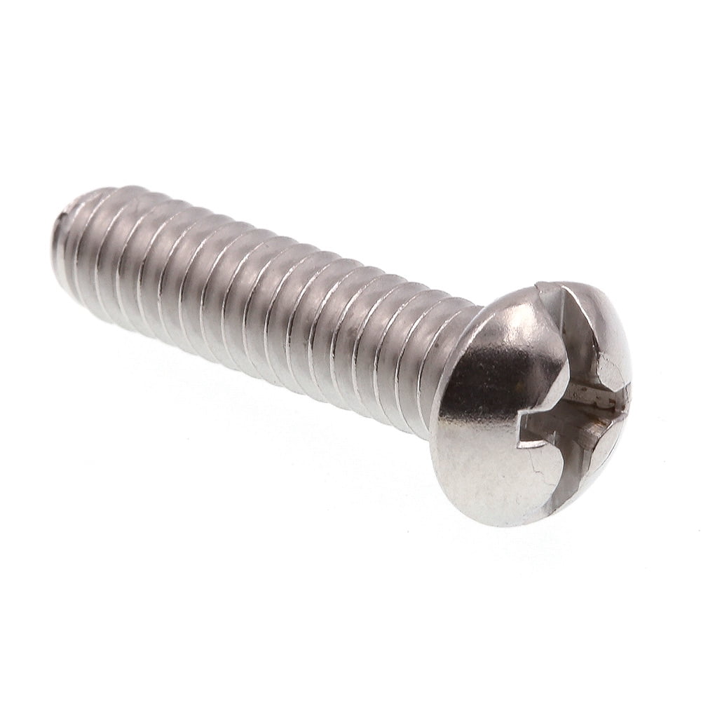 Prime-Line 9005355 Machine Screws, Round Head, Phillips/Slotted ...