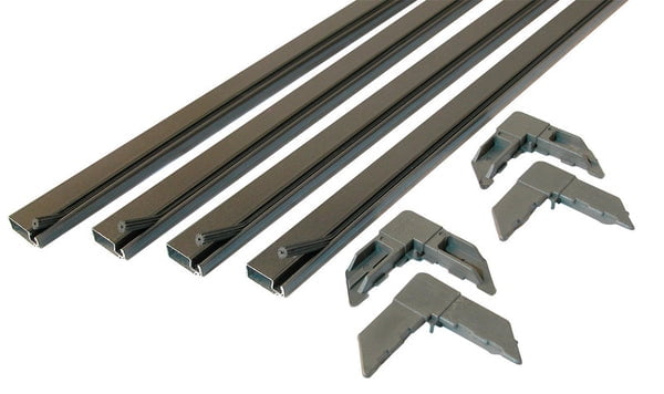 Prime-Line Bronze Aluminum 5/16 in. W X 3/4 in. L Screen Frame Kit 1 pk ...