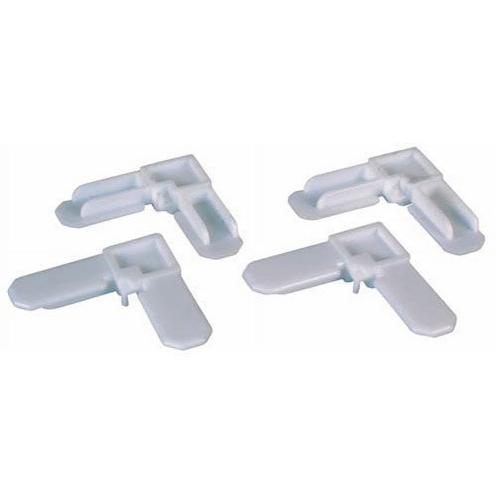 Prime-Line Frame Corner 3/4" X 3/8" Plastic White Box Of 100 - Walmart.com