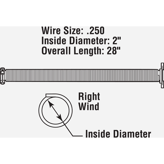 Prime-Line Garage Door Torsion Spring - Single Pack — Residential Use ...