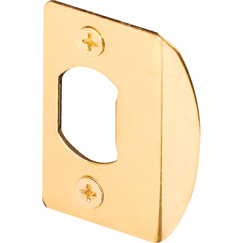 Prime-Line MP2232-2 Standard Latch Strike, 1-5/8 In., Steel, Brass ...