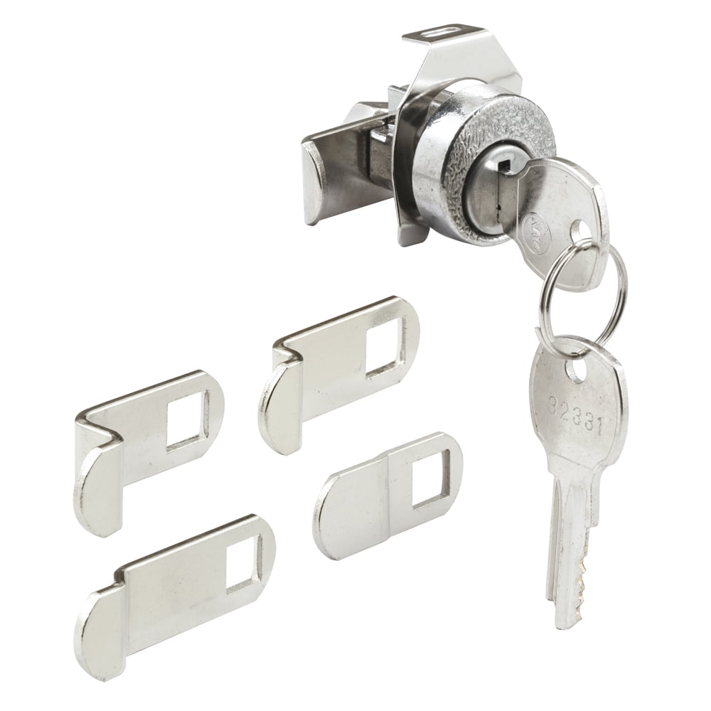 Prime-Line Mailbox Lock, 5 Cam, Chrome Finish, National 14 Keyway ...